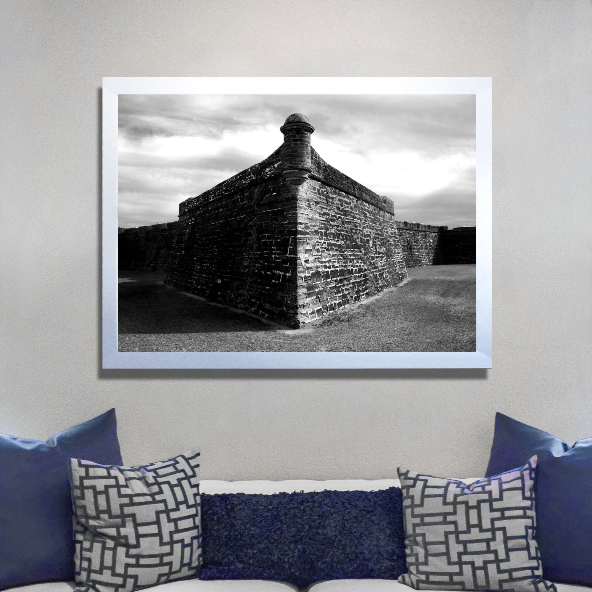 St. Augustine Print, Fort Print, Castillo De San Marcos Wall Art ...