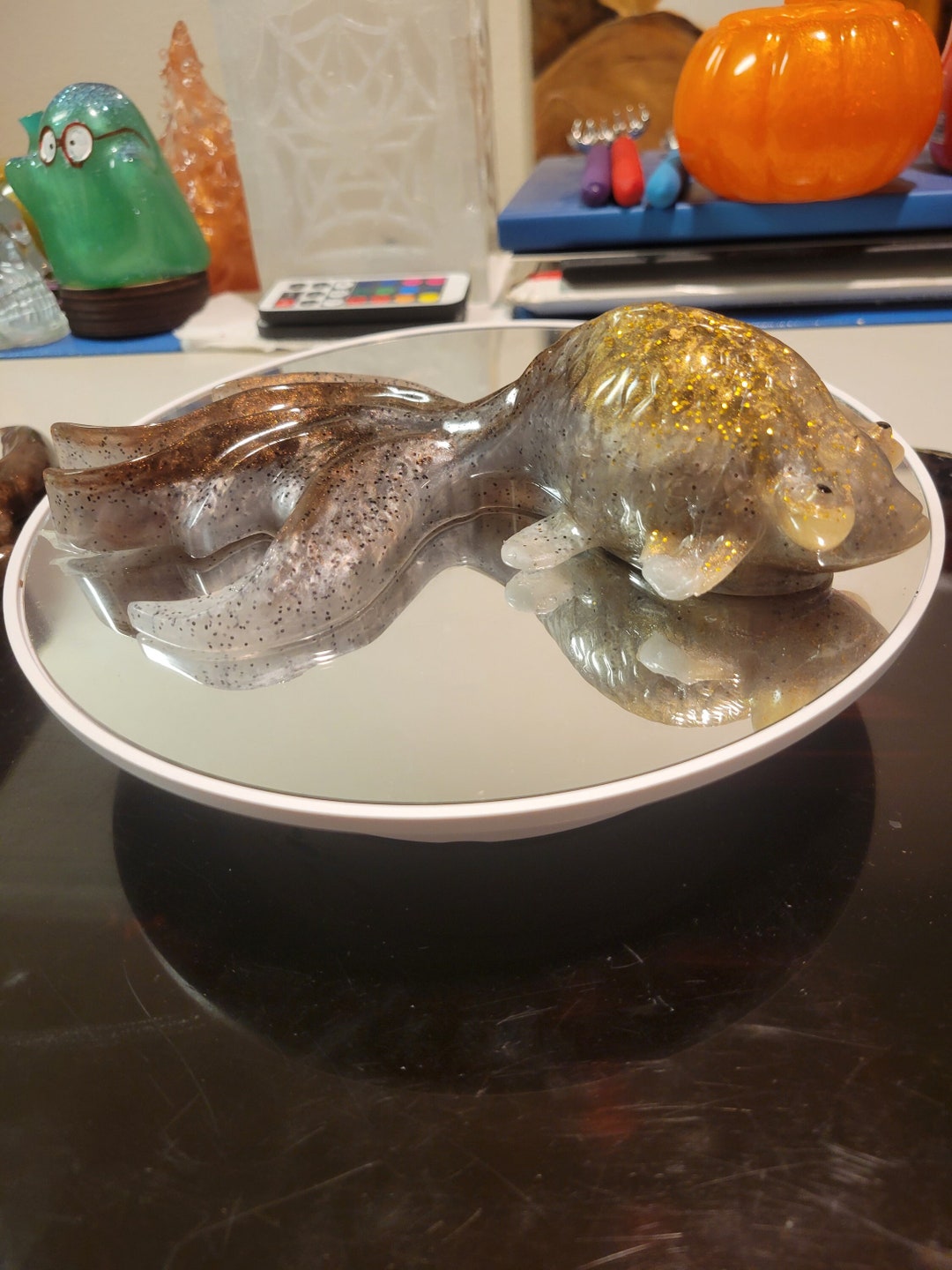 Epoxy Koi Fish, Table Art, Shelf Art, Aquarium Decor 7.5x4x1.5 - Etsy