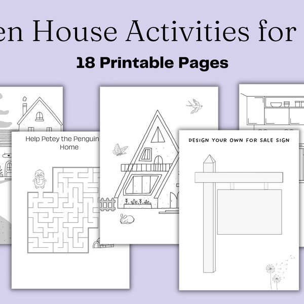 Open House Kids Activities - Etsy