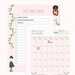 Pink and Green Digital Planner, Editable Planner, Student Planner ...
