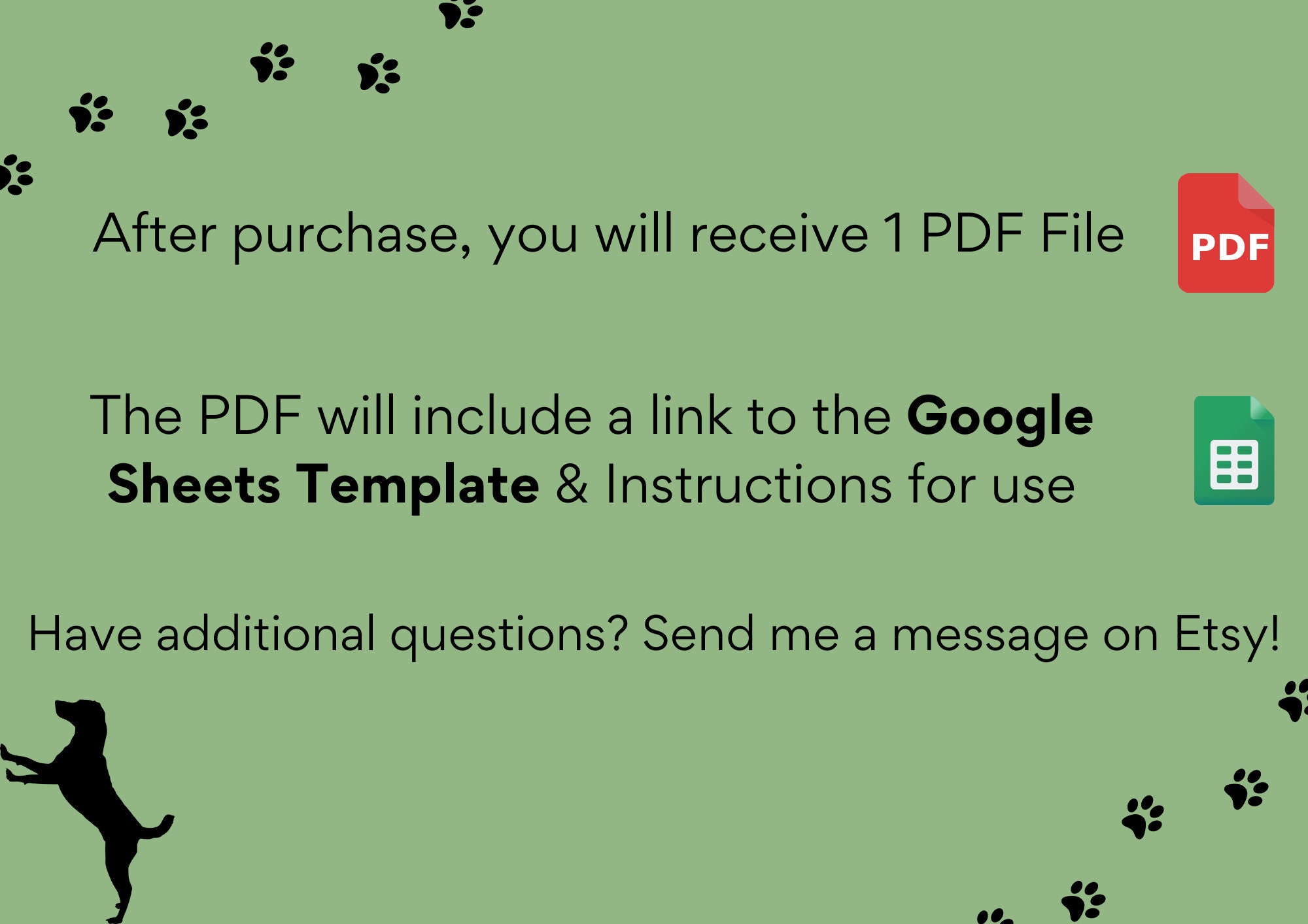 Dog Care Tracker Google Sheets Template, Dog Walking Tracker, Dog ...