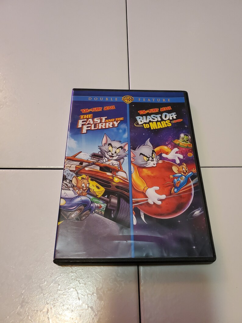 Tom & Jerry: Fast and Furry and Blast off to Mars (DVD) - Etsy Australia