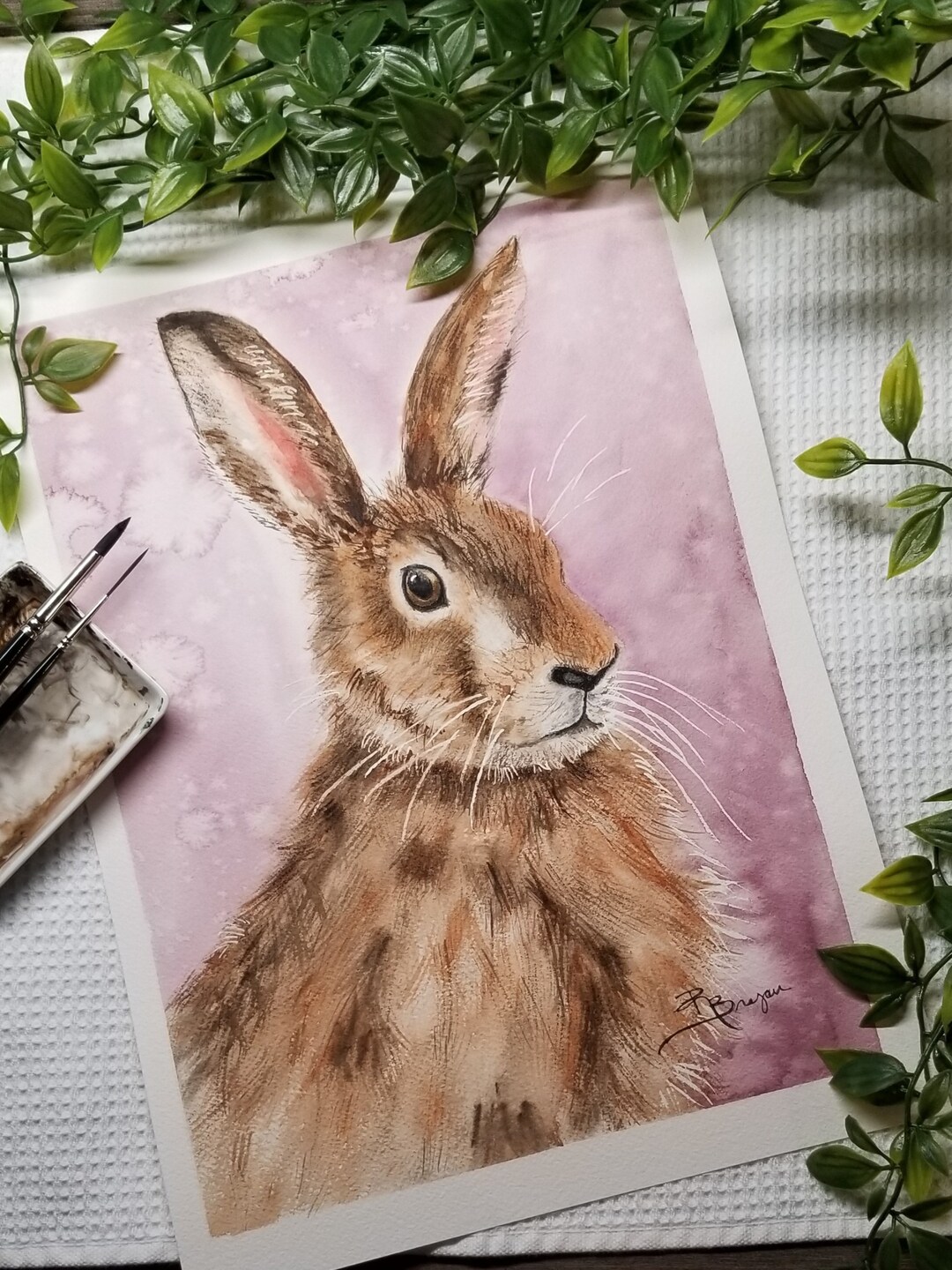 Hare,rabbit, Print, or Digital File, Wall Art, From My Original ...