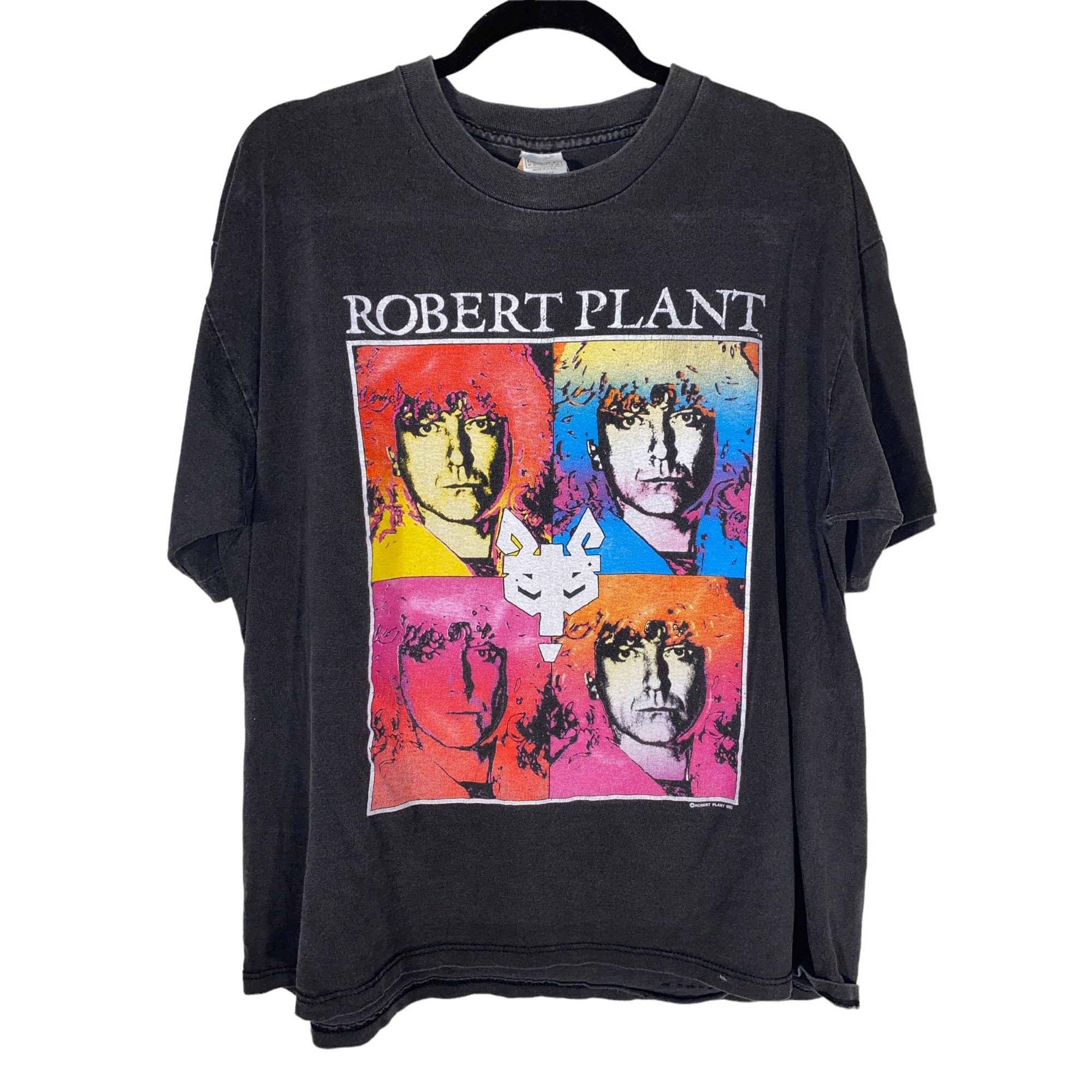 Vintage Robert Plant Shirt 1990 Concert Shirt Led Zeppelin - Etsy