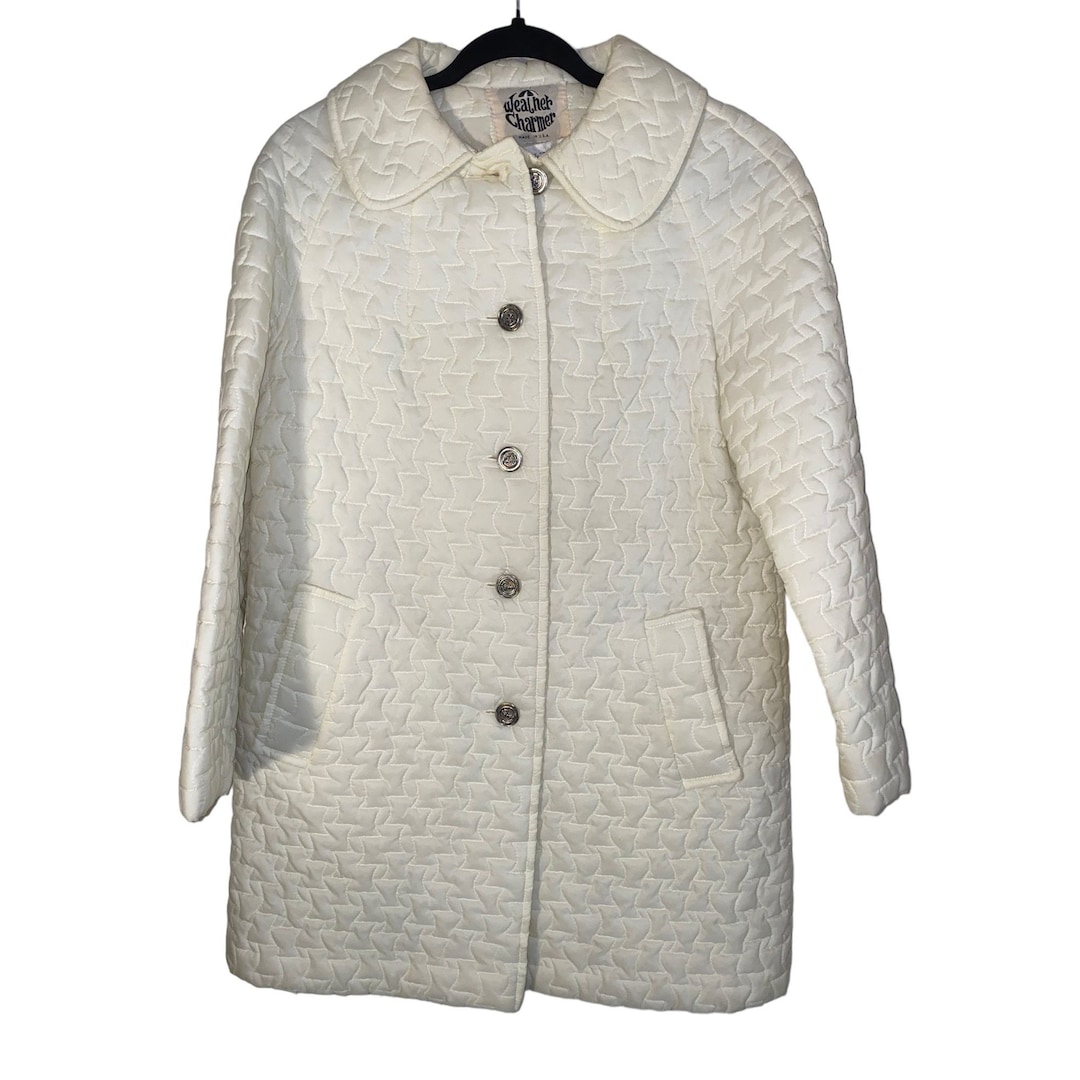 Vintage Quilt Coat Peter Pan Collar Jacket From Monnigs - Etsy