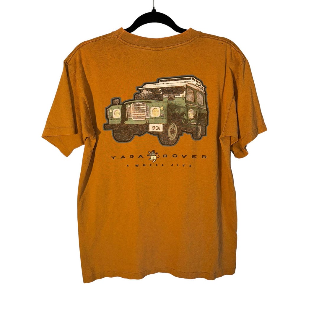 Vintage YAGA Shirt Yaga Brand Four Wheel Jive Yaga Rover - Etsy