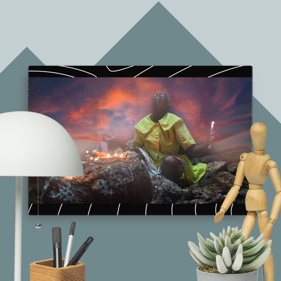 24x36 Mambo voodoo High Priestess - Etsy