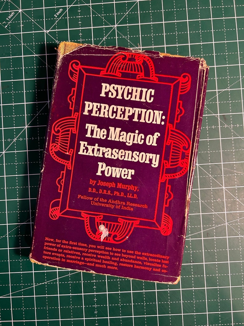 RARE Psychic Perception: the Magic of Extrasensory Power by Joseph Murphy Hardcover Vintage ...
