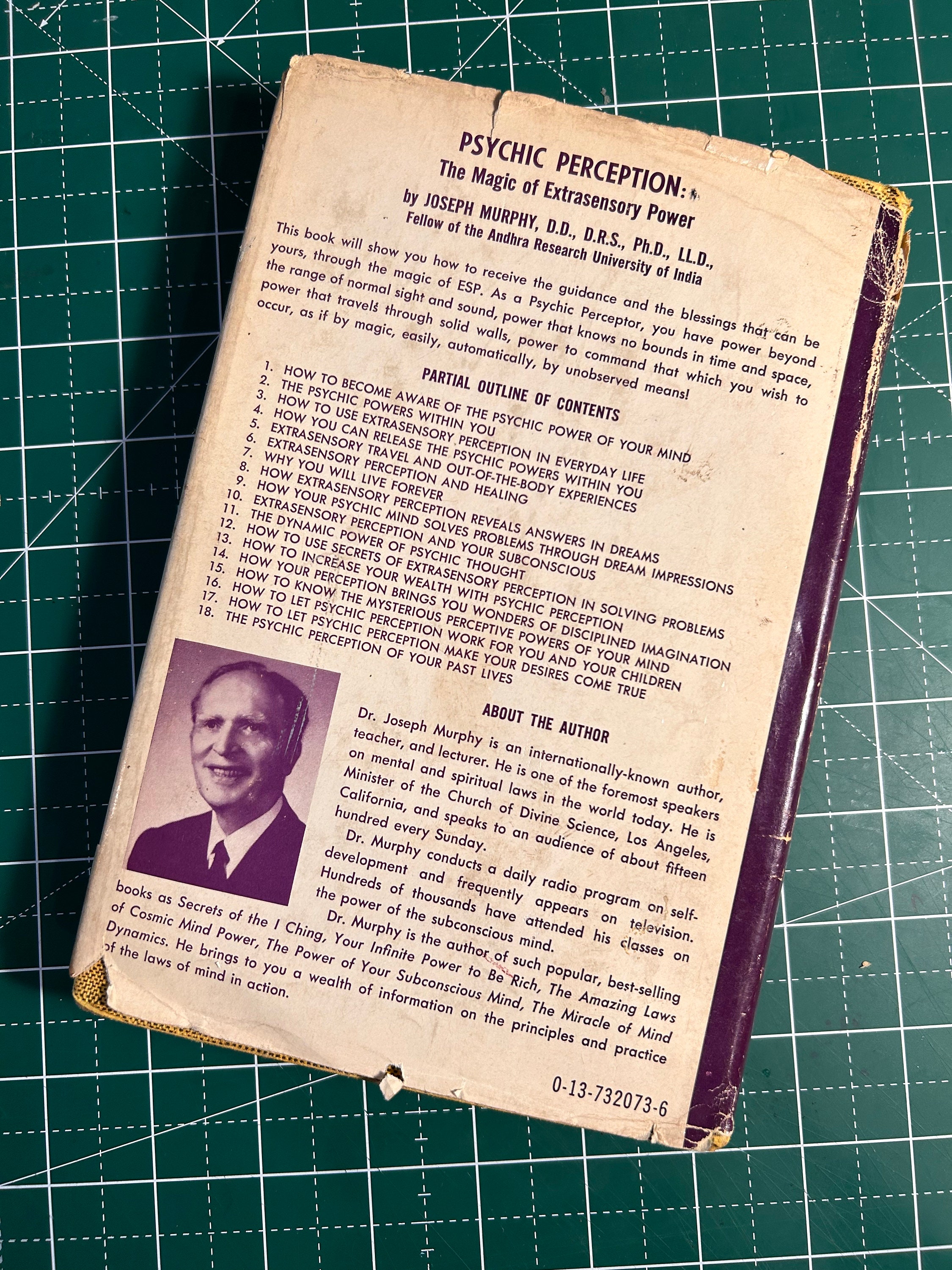 RARE Psychic Perception: the Magic of Extrasensory Power by Joseph Murphy Hardcover Vintage ...