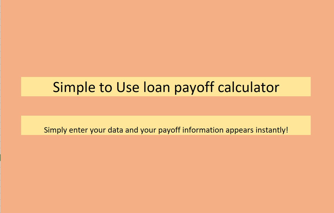 36 Month Loan Payment Calculator - Etsy