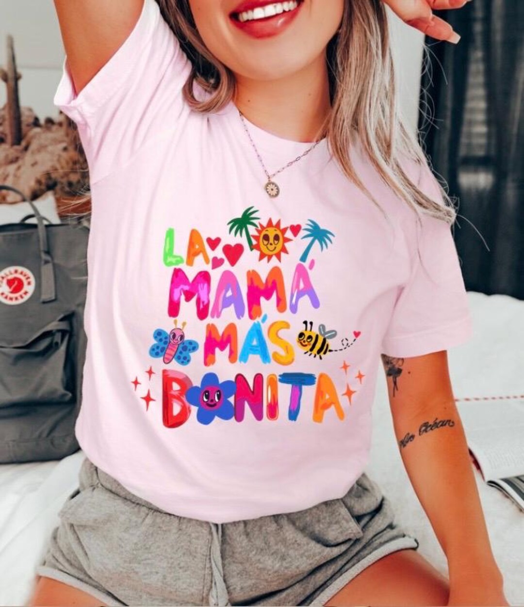 La Mama Mas Bonita, Mother’s Day Gift, La Mama Bonita Tshirt, La Mama ...