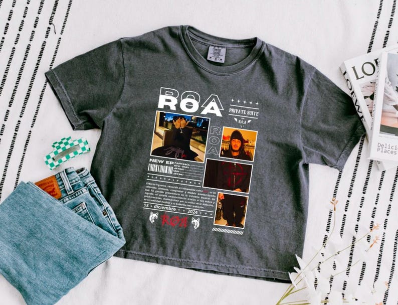 ROA Private Suite Boxy Crop Top | Comfort Colors - Etsy