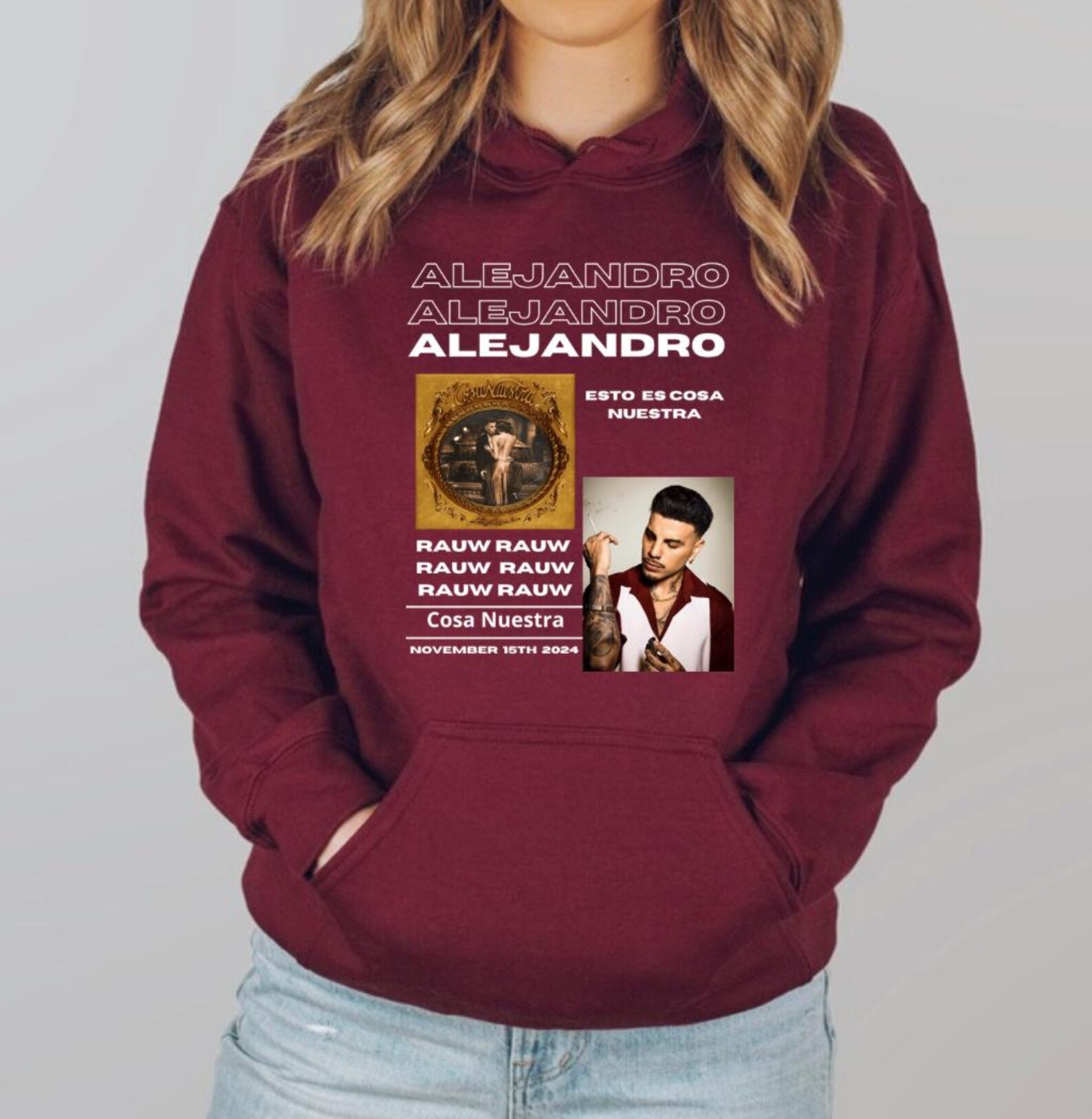Rauw Alejandro Hoodie, Rauw Alejandro Cosa Nuestra, Rauw Alejandro Fans ...