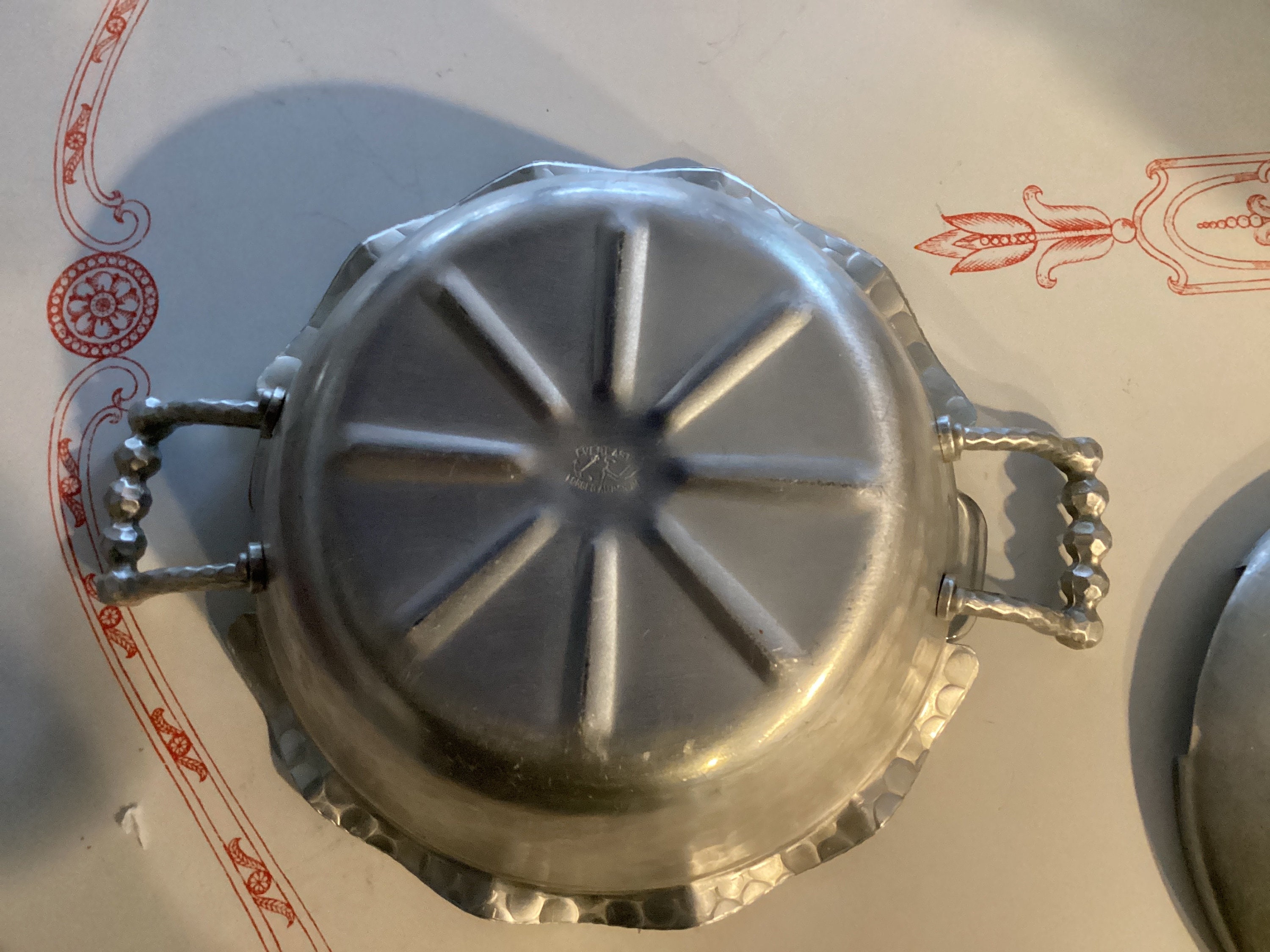 Vintage Everlast 3PC Forged Aluminum Serving Dish and Cover With Pyrex ...