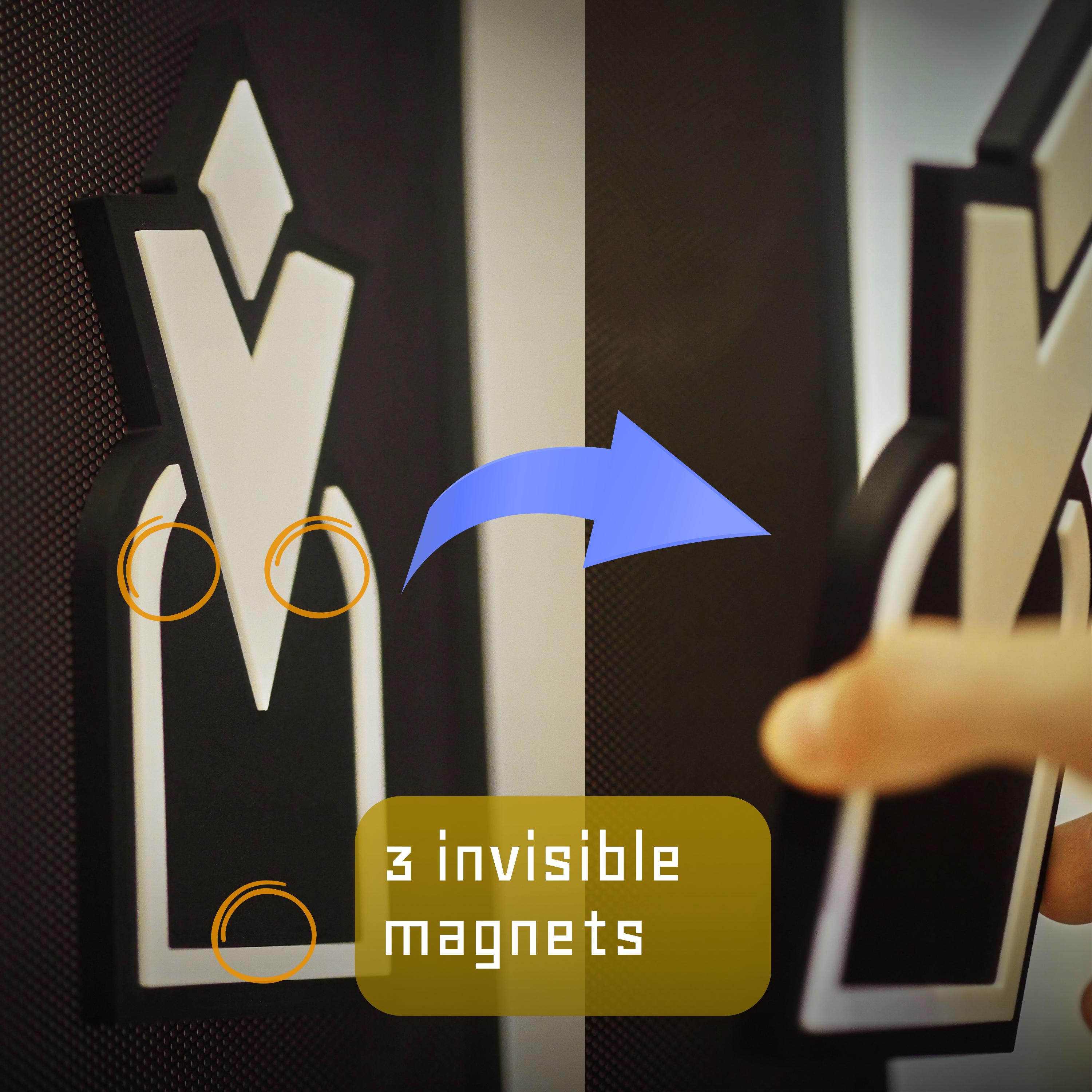 Skyrim Quest Marker // 3D Printed // Door Hanger // Magnetic // the ...