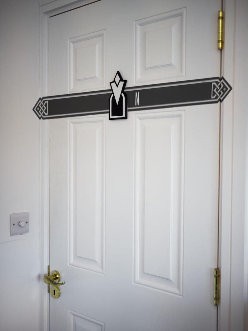 Skyrim Quest Marker // 3D Printed // Door Hanger // Magnetic // the ...