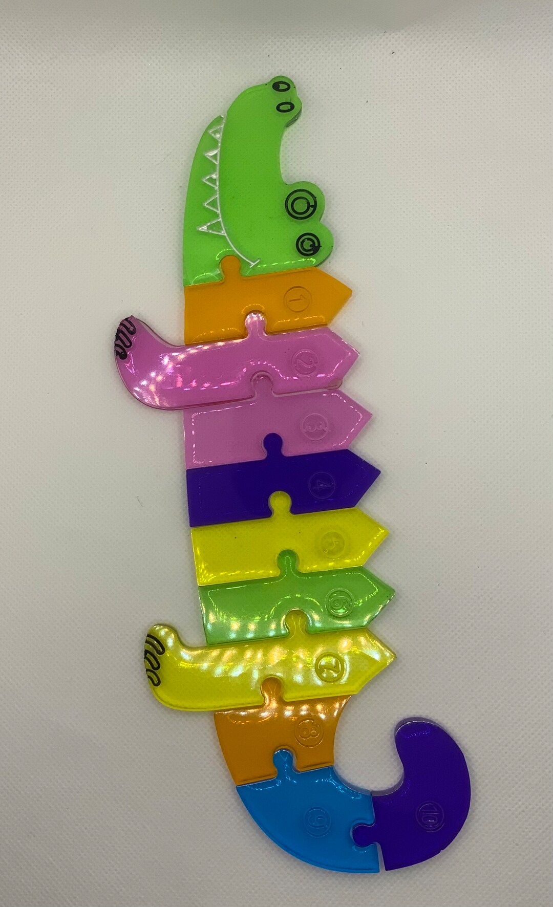 Alligator Puzzle Game - Etsy