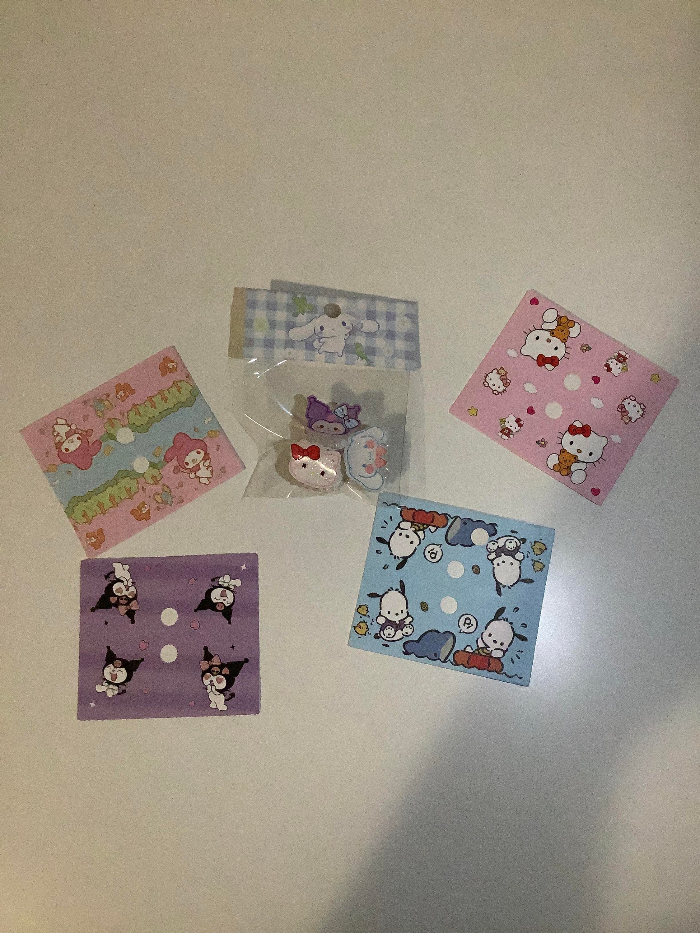 Kawaii Sanrio Fold Over Display Cards - Etsy