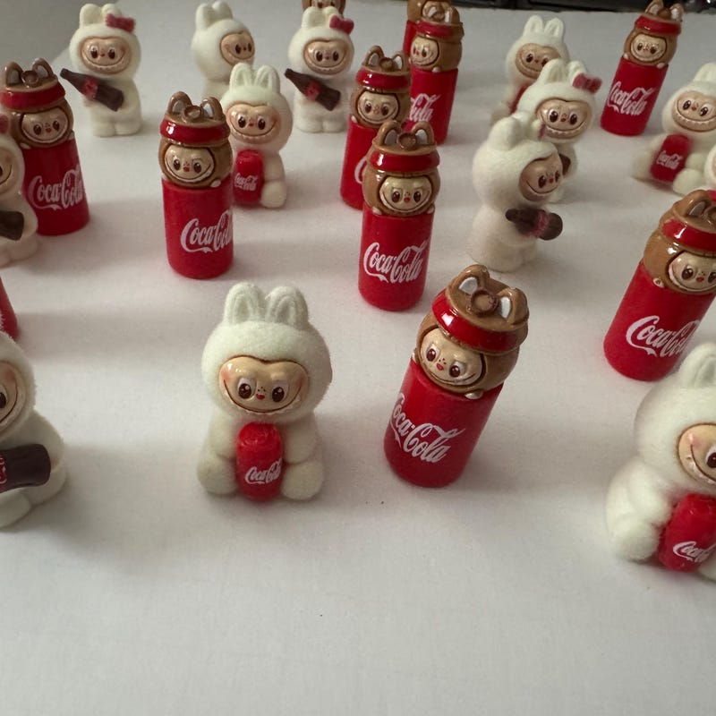 Labubu Coca Cola Keychain - Etsy