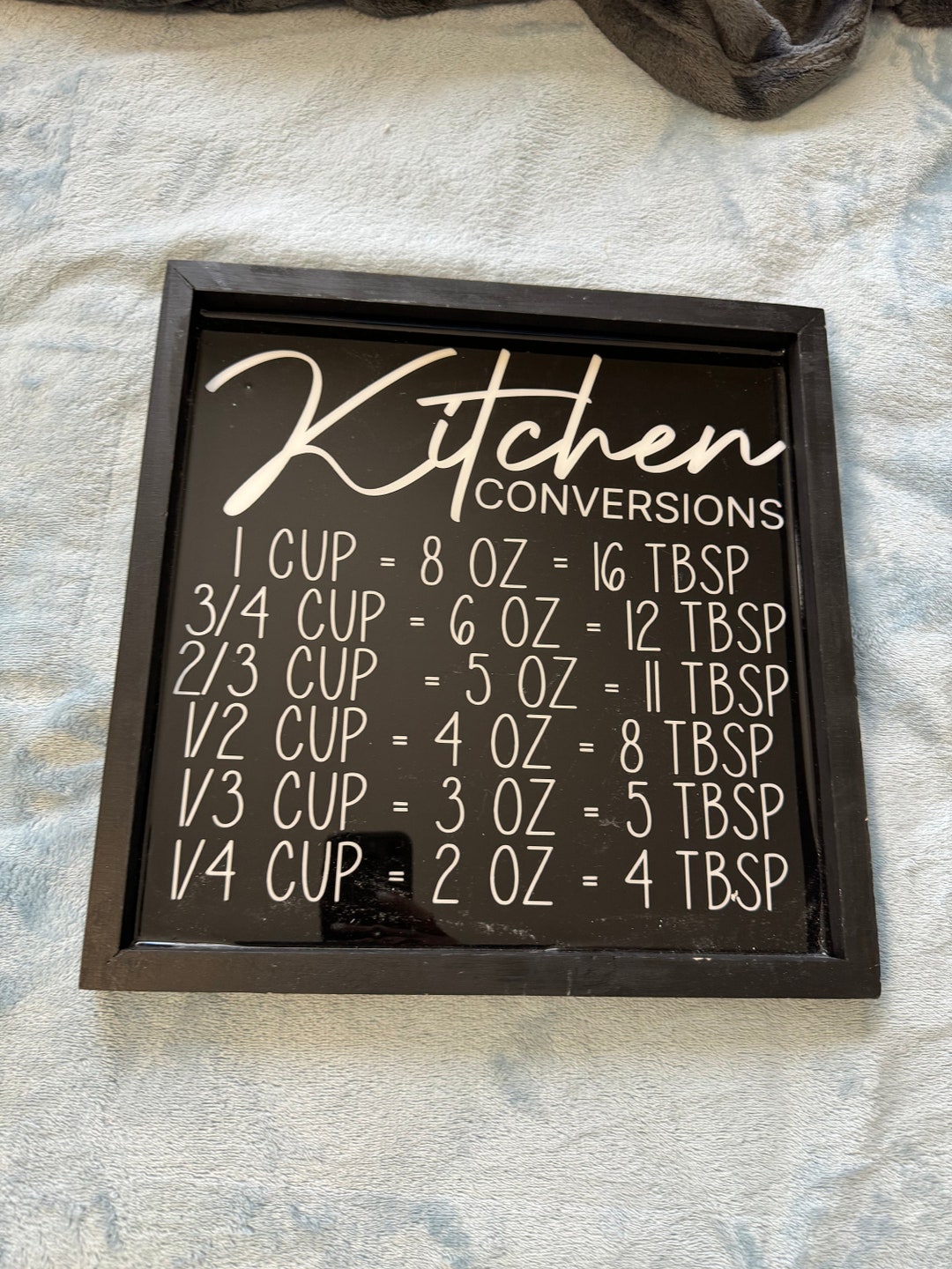 Kitchen Conversion Sign - Etsy