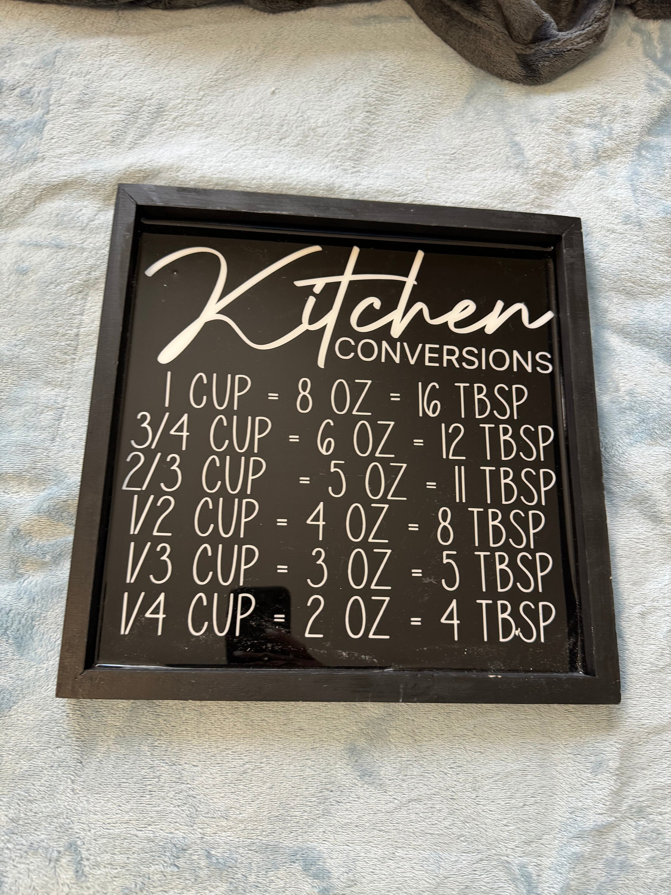 Kitchen Conversion Sign - Etsy