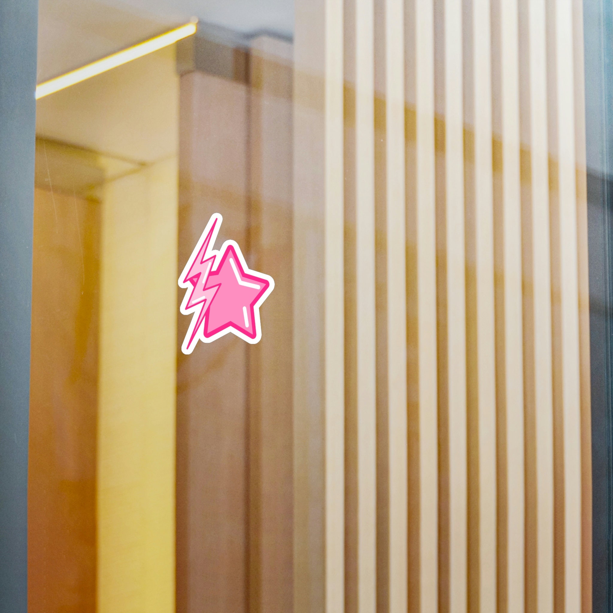 Preppy Pink Sticker Kiss-cut Vinyl Decals - Etsy