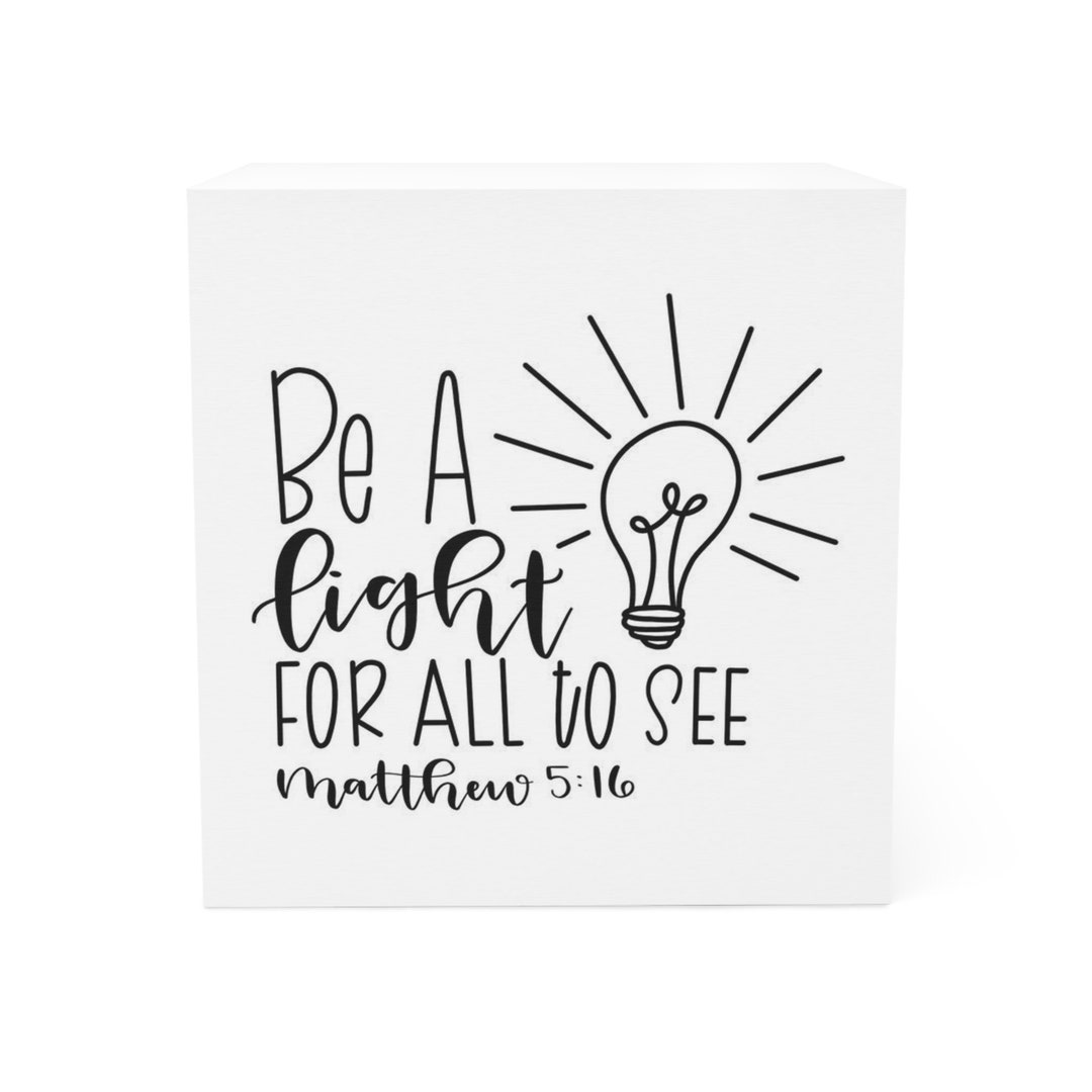 Matthew 5:16 Note Cube - Etsy