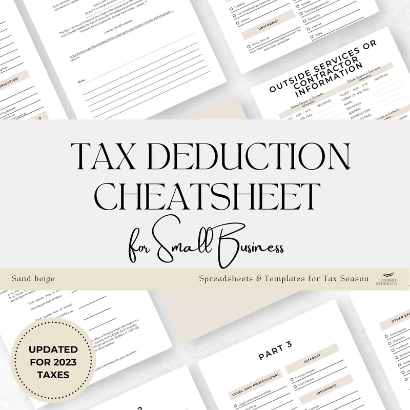 Tax Deduction - Etsy