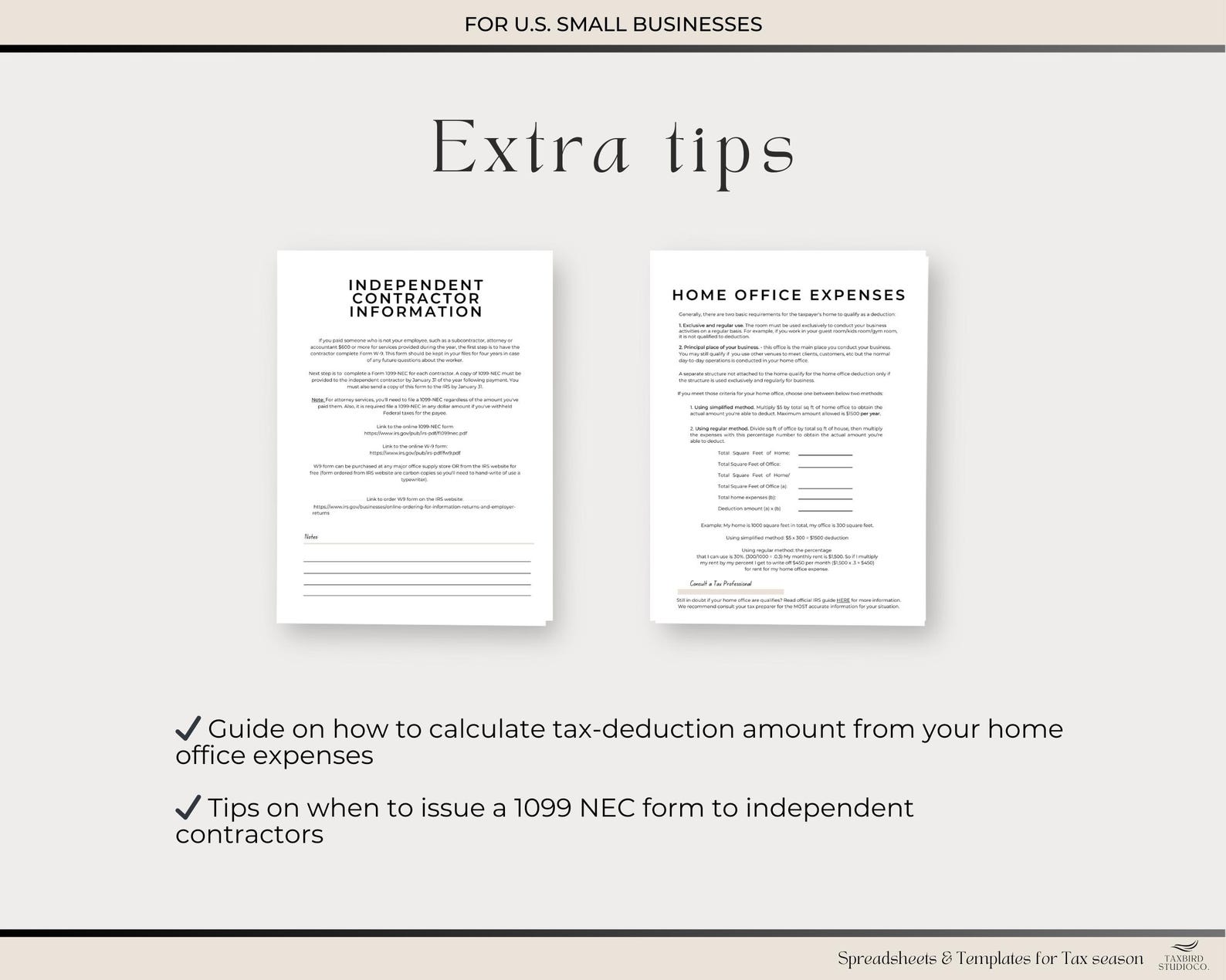 Small Business Tax Deductions Cheat Sheet, Tax Deductions Item List ...