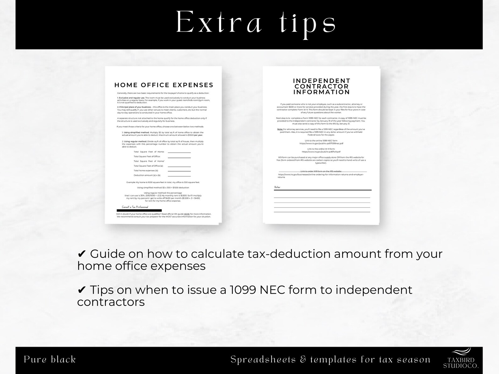 Small Business Tax Deductions Cheat Sheet, Tax Deductions Item List ...