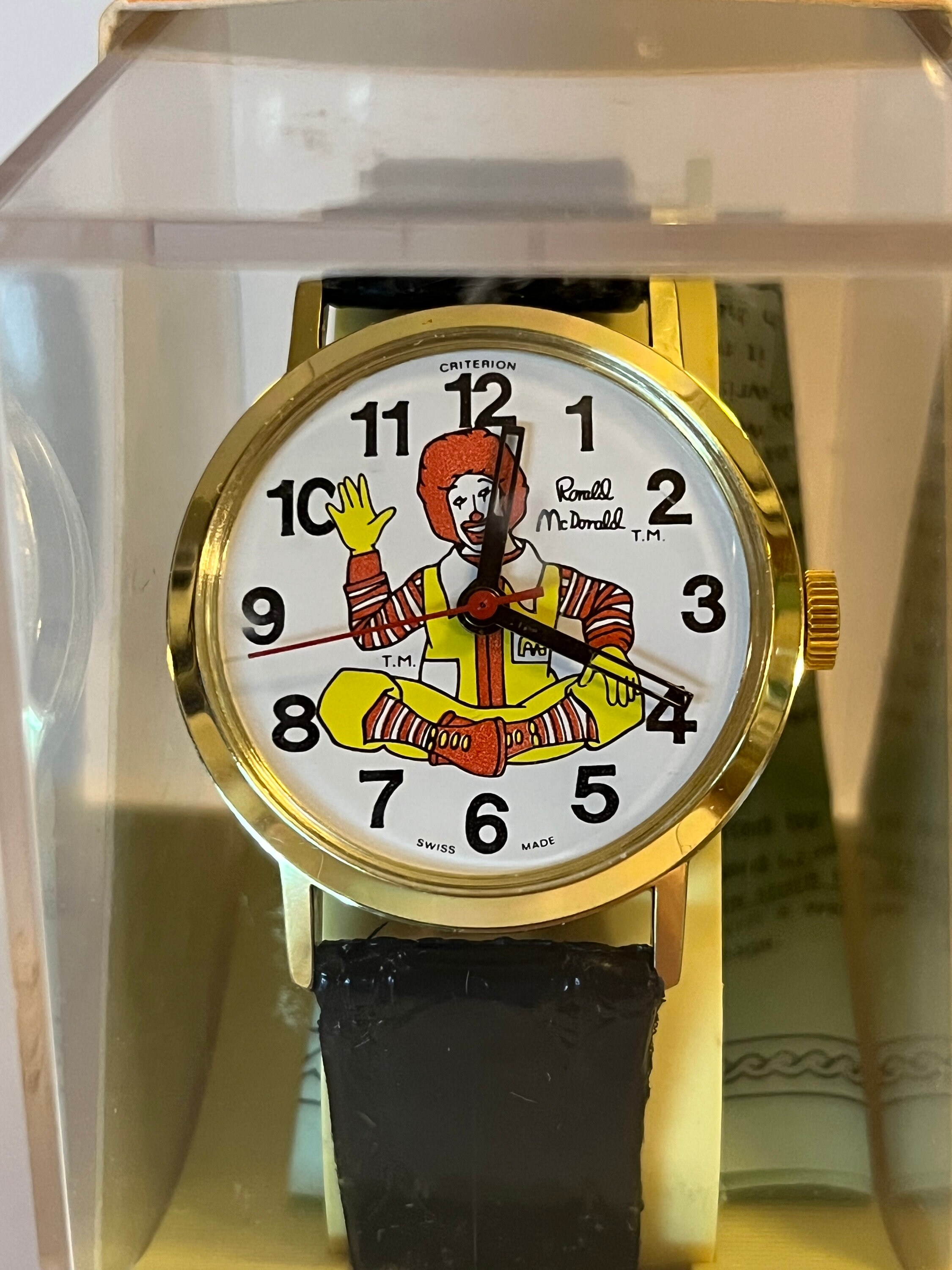 New Vintage 1980 Ronald Mcdonald Watch - Etsy