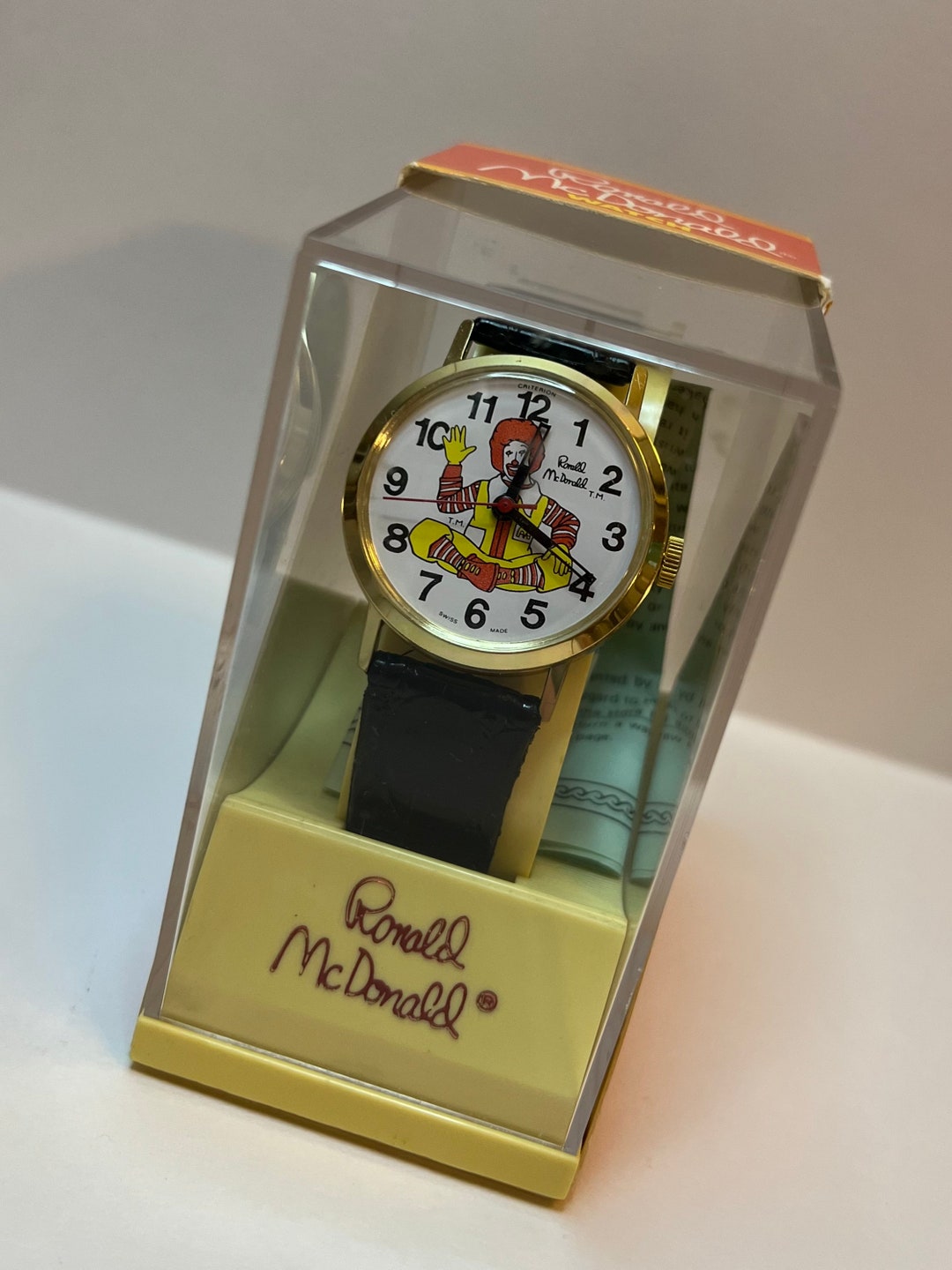 New Vintage 1980 Ronald Mcdonald Watch - Etsy