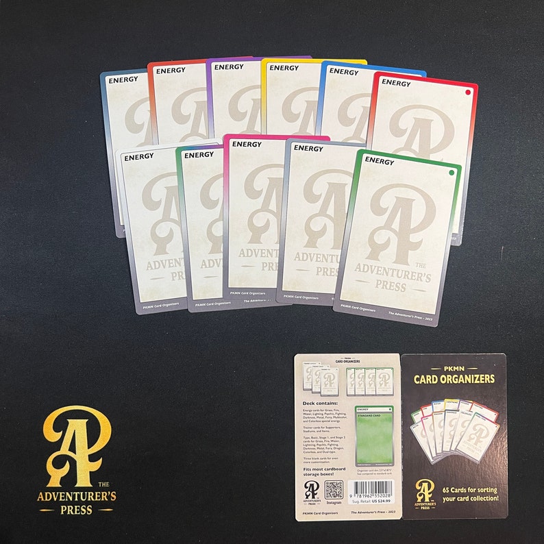 Pokemon TCG Card Organizers: 65 Cards for Organizing Pokemon - Etsy