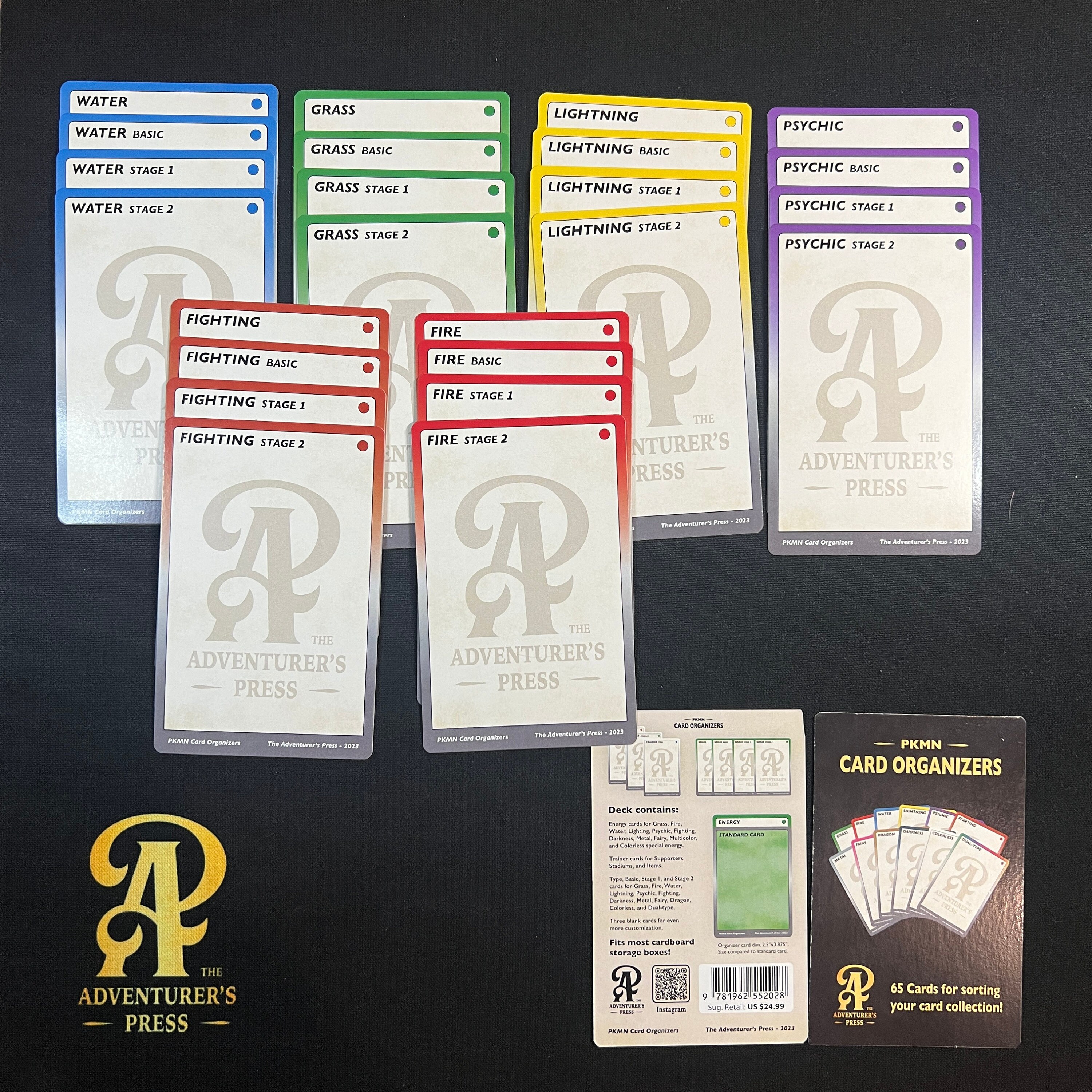 Pokemon TCG Card Organizers: 65 Cards for Organizing Pokemon - Etsy