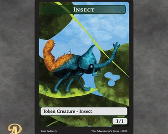 5 Insect Tokens for Magic the Gathering - Etsy