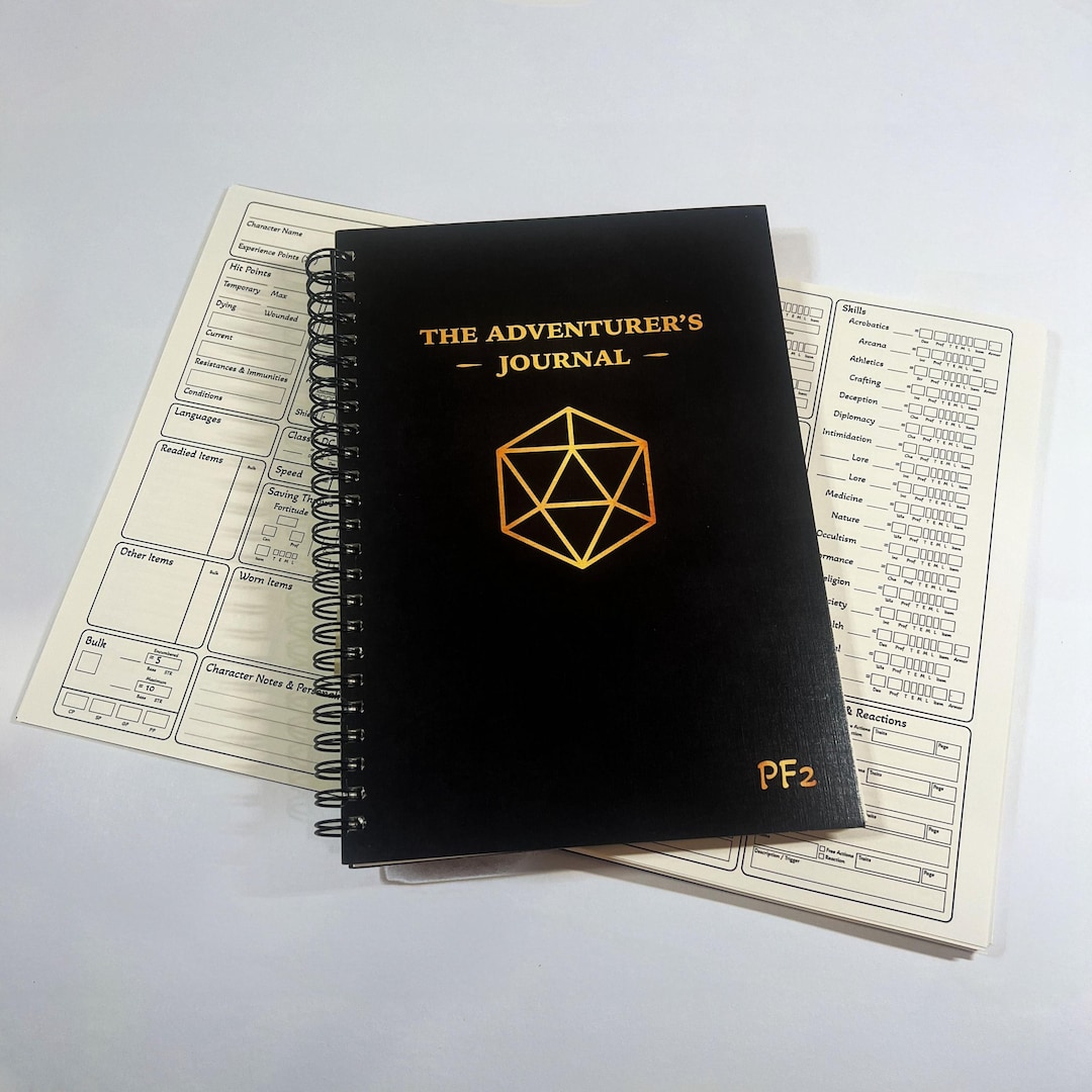 The Adventurer's Journal: D&d/pathfinder Campaign Journal With 3 ...