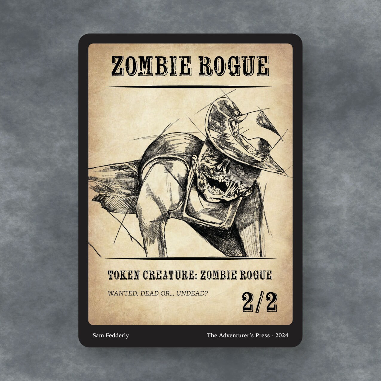 Thunder Junction Token Pack: Zombie Rogue, Ox, Sand Warrior, Mercenary ...