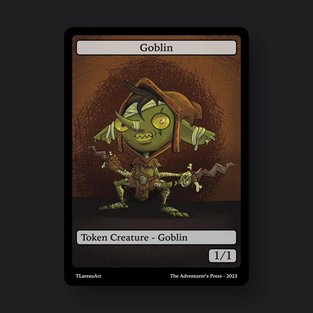 Goblin Token Pack for Magic the Gathering MTG: 4 Pack 1/1 Goblin Tokens ...