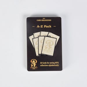A-Z Pack Magic the Gathering Organizer Cards: 26 Cards for Organizing ...