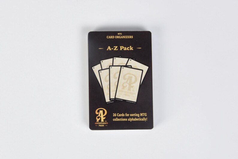 A-Z Pack Magic the Gathering Organizer Cards: 26 Cards for Organizing ...