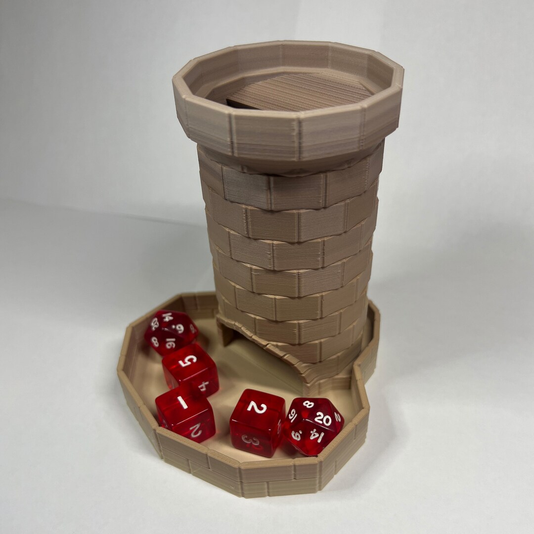 Small Dice Tower: 3D Printed TTRPG Dice Tower - Etsy