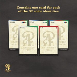 32 Color Combo Pack Magic the Gathering Organizer Cards: 32 Cards for ...