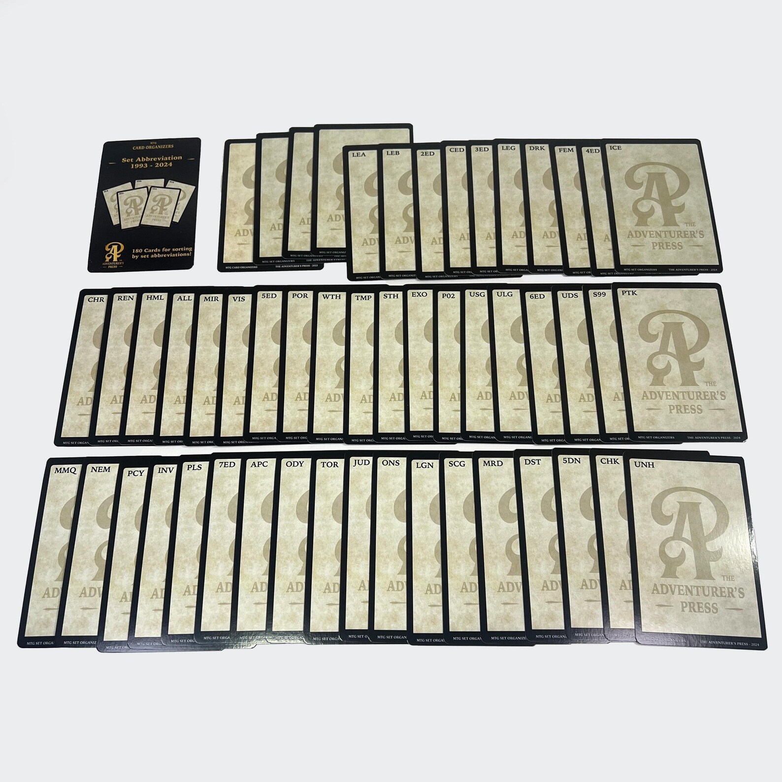 MTG Set Organizers: 180 Cards for Organizing Your Collection by Set - Etsy