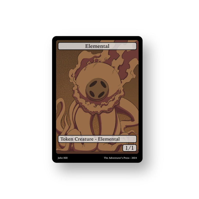 Elemental Token Pack for Magic the Gathering MTG: 4 Pack 1/1 Elemental ...