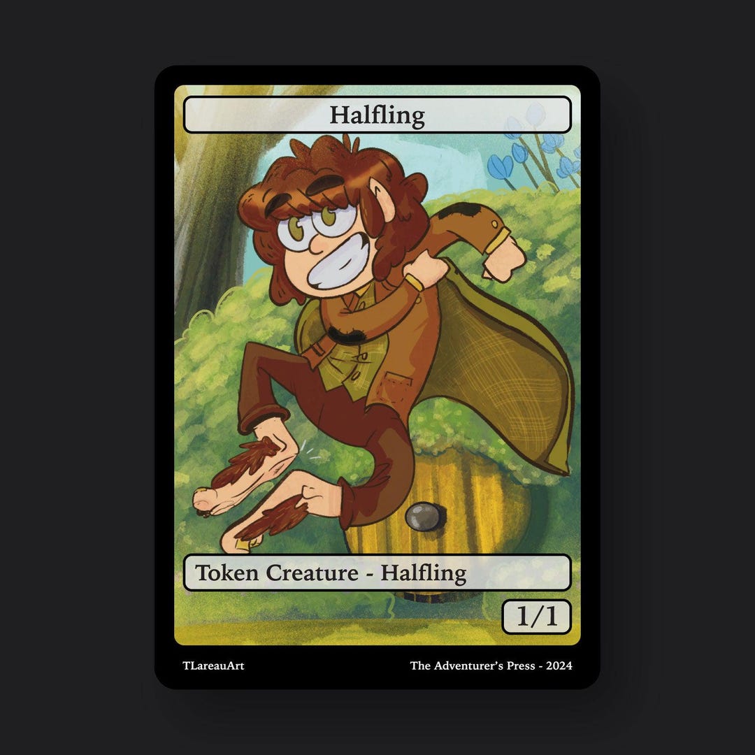 Halfling Token Pack for Magic the Gathering MTG: 4 Pack 1/1 Halfling - Etsy