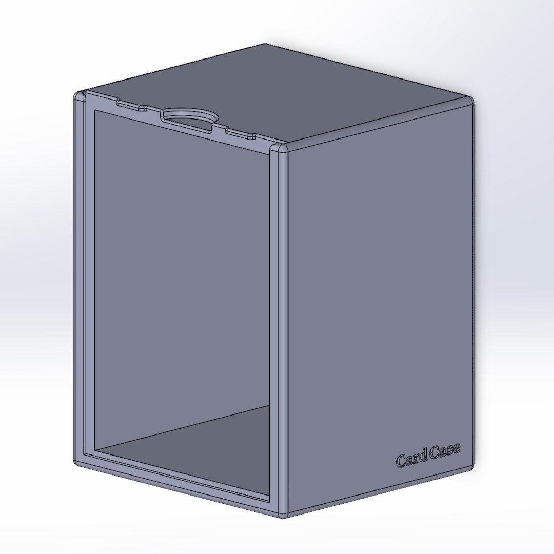 Top Loader Deck Box *3D Printable STL File* : 100+ Card 3D Printed ...