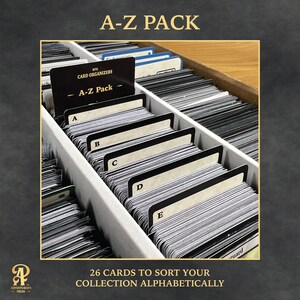 A-Z Pack Magic the Gathering Organizer Cards: 26 Cards for Organizing ...