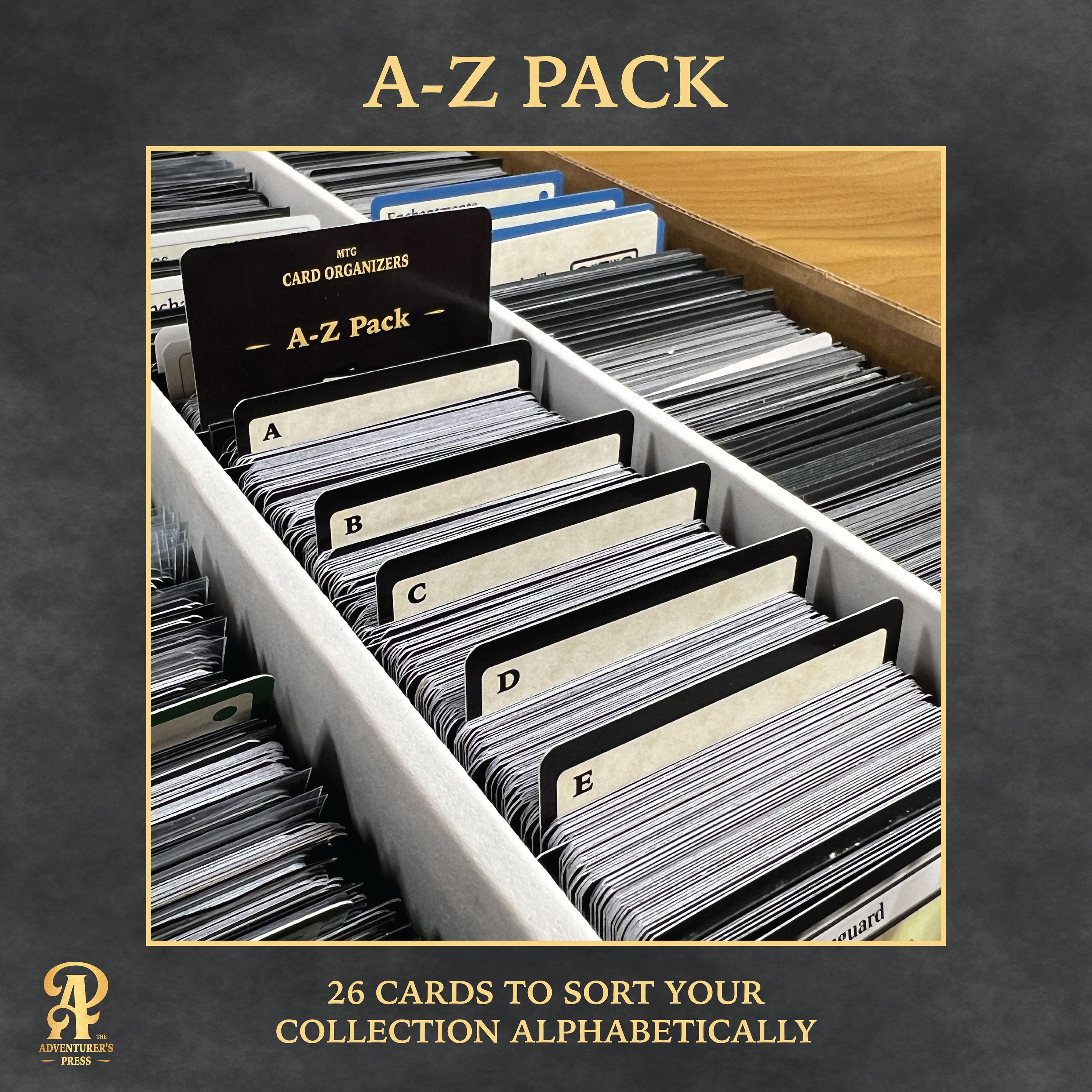 A-Z Pack Magic the Gathering Organizer Cards: 26 Cards for Organizing ...