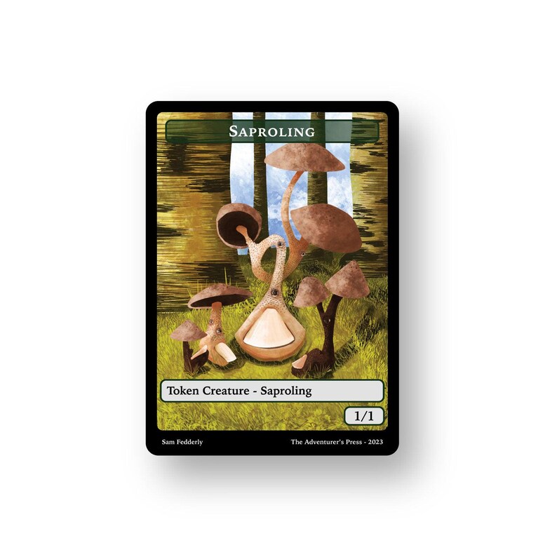 Saproling Token Pack for Magic the Gathering MTG: 4 Pack 1/1 Saproling ...