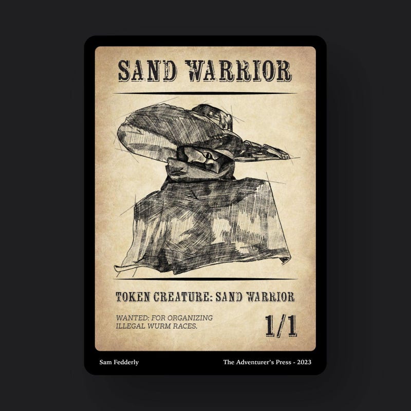 Warrior Mtg Tokens - Etsy